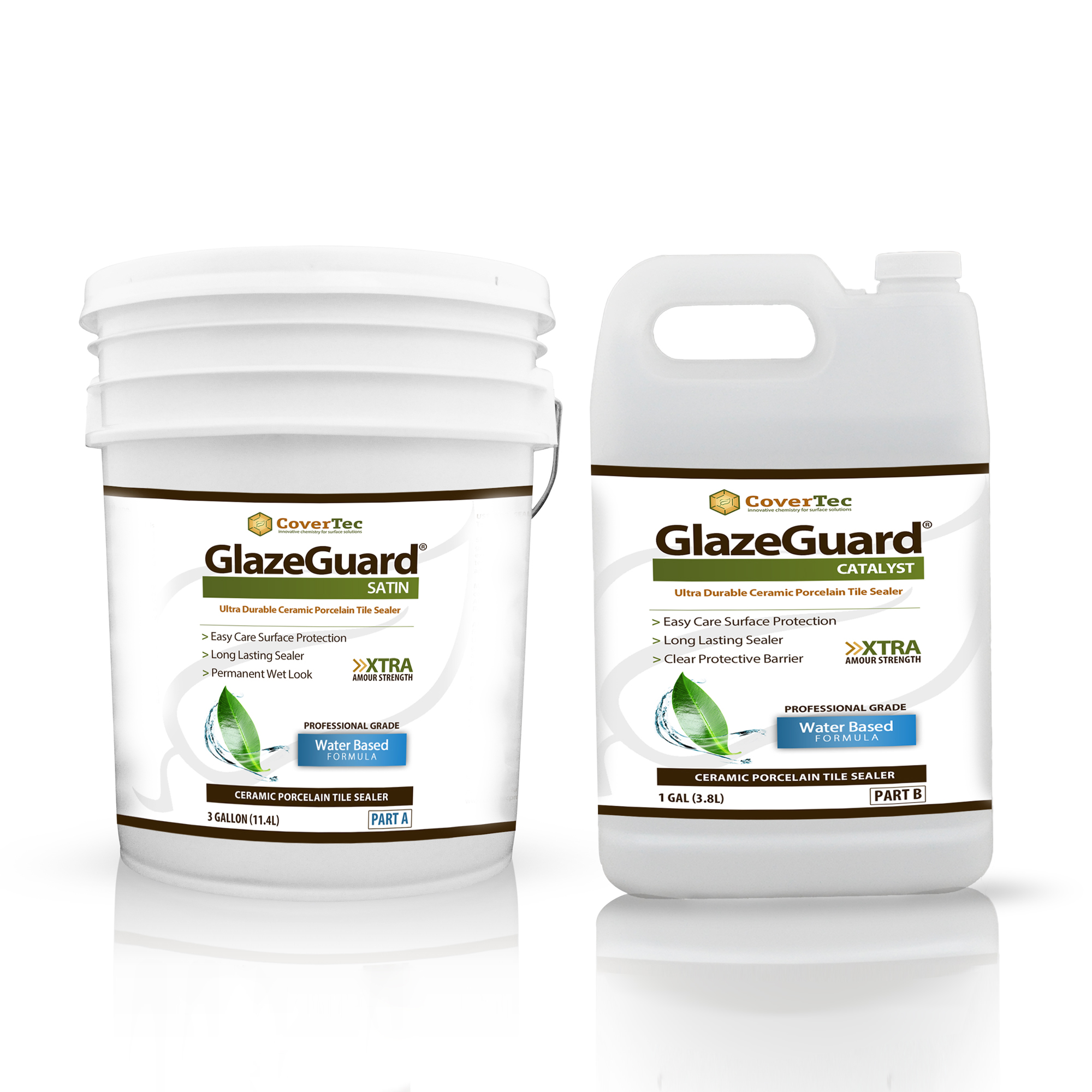 Porcelain Floor Sealer - GlazeGuard Satin For Tile And Grout